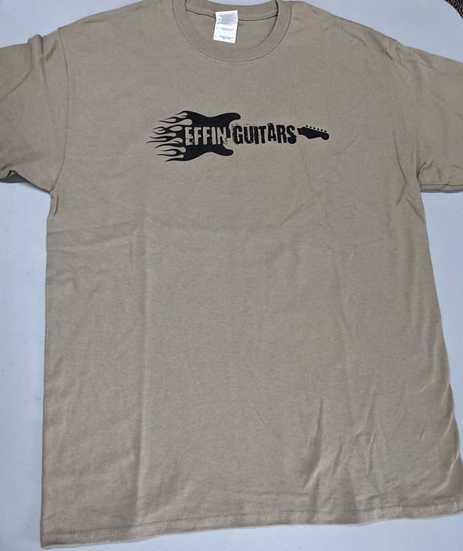 Effin Guitars Logo T-Shirt, Army Green Size Extra Large - | Reverb