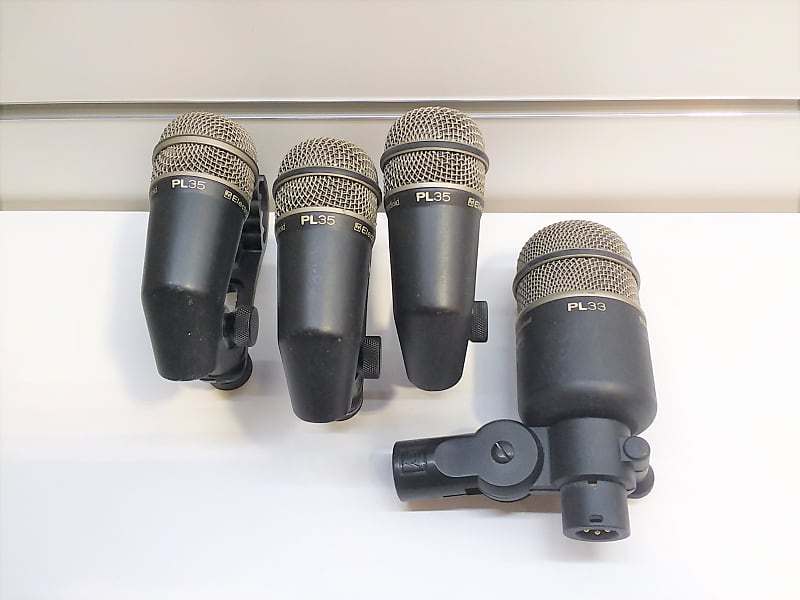 Electro-Voice PL-33 & PL-35 Drum Microphones, EV PL33 PL35 | Reverb