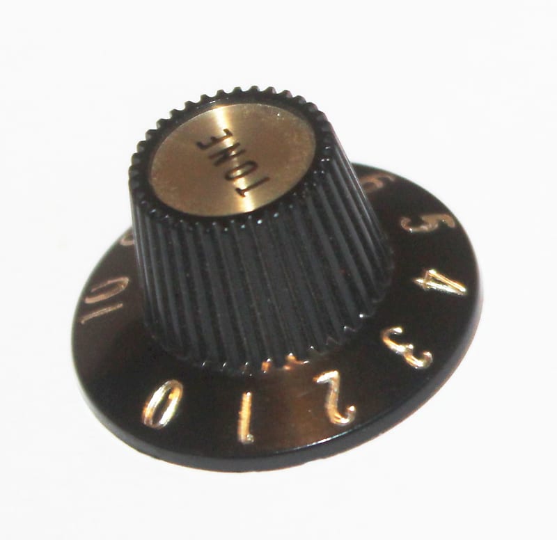 Vintage 1974 Gibson Witch Hat Knob Gold Tone Witchhat 1975 | Reverb