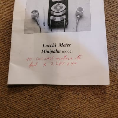 Lucchi Minipalm Meter - Measures sound velocity in wood | Reverb