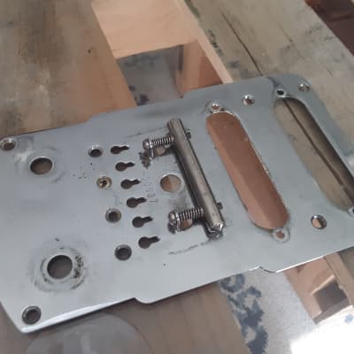 1950s Fender Stringmaster lap steel guitar bridge plate D6 | Reverb