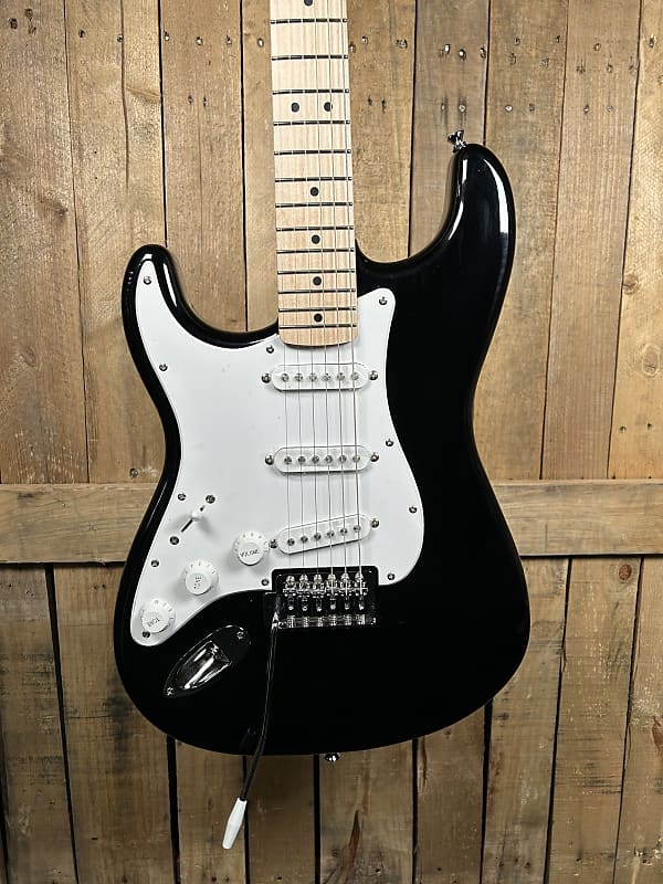 Squier Sonic Stratocaster Left-handed Electric Guitar - Black | Reverb
