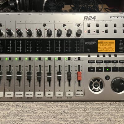 Zoom R24 and AKG KB240 headphones | Reverb