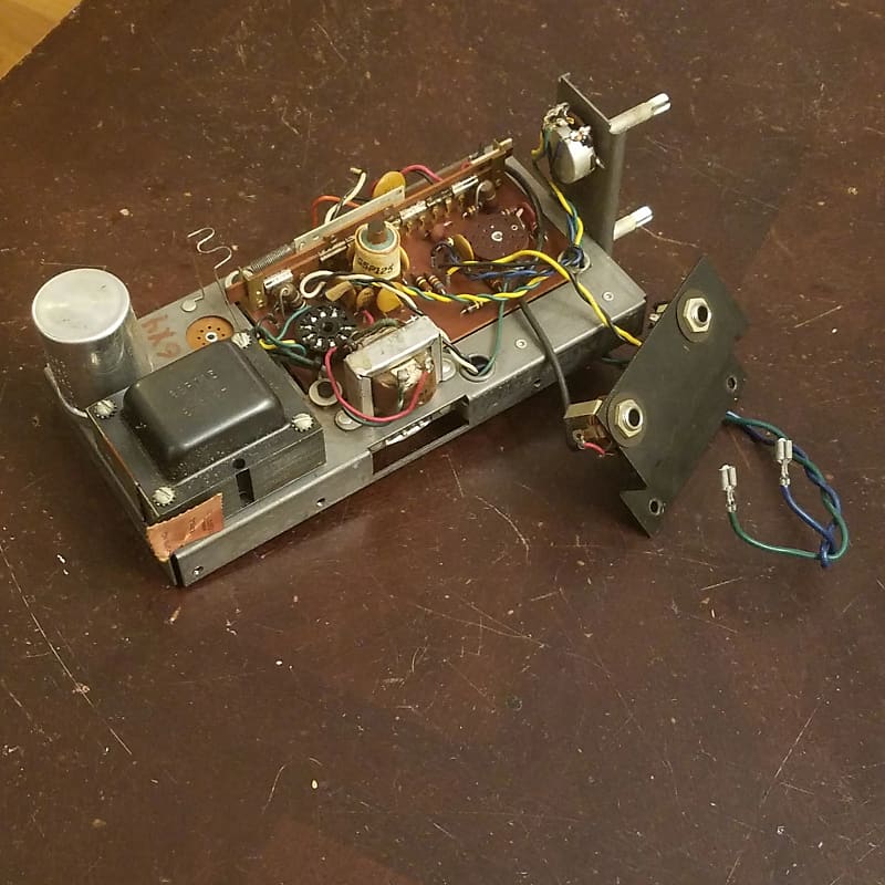 Webcor Tiny Mono Tube Amp Project 6BM8 12AX7 6X4 1961 Steel | Reverb