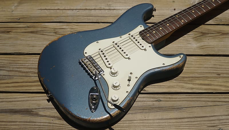 Rebel Relics "Custom" Strat 2018 Lake Placid Blue USED | Reverb