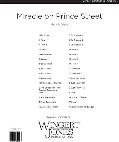 Miracle on Prince Street - Full Score | Reverb
