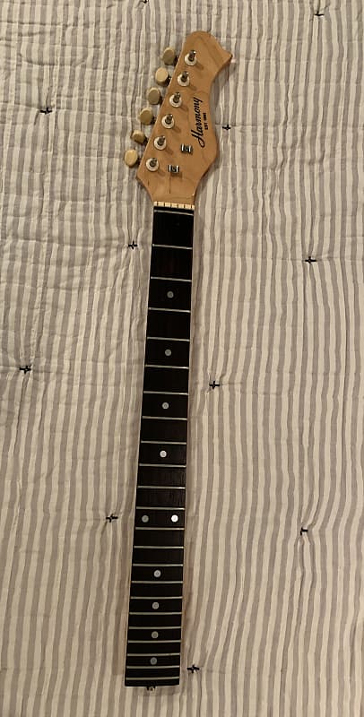 Harmony H802 Guitar Neck with Tuners | Reverb