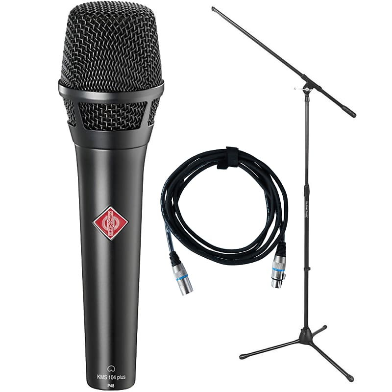 Neumann KMS 104 Plus Handheld Condenser Microphone, Black w/ | Reverb