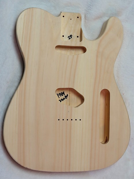 2 Piece Pine telecaster Tele Body 3lbs 8oz Standard routing | Reverb