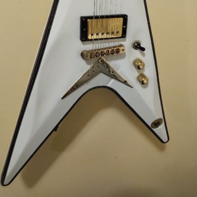 used DBZ "Flying V" Style Electric Guitar and Custom Case | Reverb