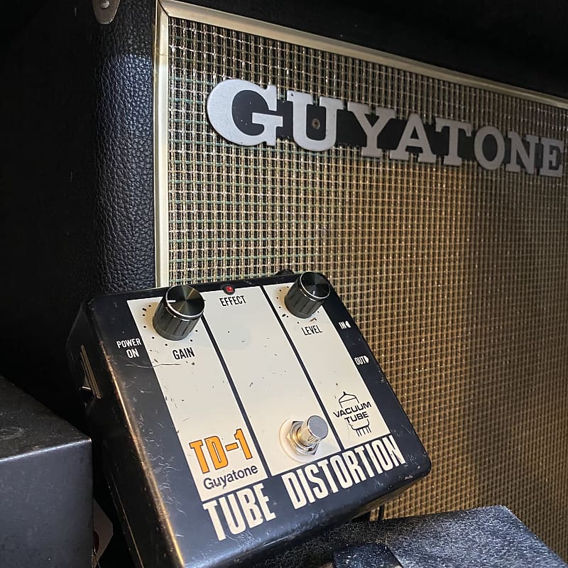 1981 Guyatone TD-1 Tube driven distortion pedal. 12AX7-Fuzzy | Reverb