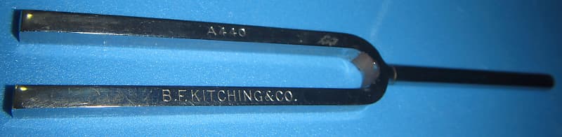 B.F. Kitching & Co. A440 tuning fork Chrome | Reverb