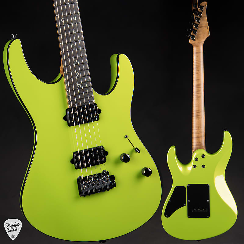 Suhr Modern Roasted - Lime Green Metallic | Reverb
