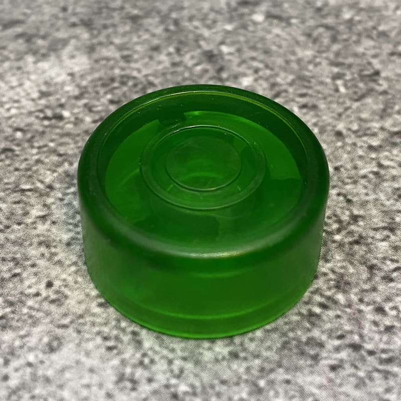 1x Dark Green Transparent Clear Plastic Guitar Foot Stomp | Reverb