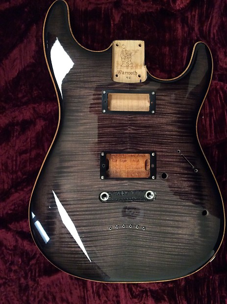 Warmoth Strat Body 2011 Black Dye/Trans Black | Reverb