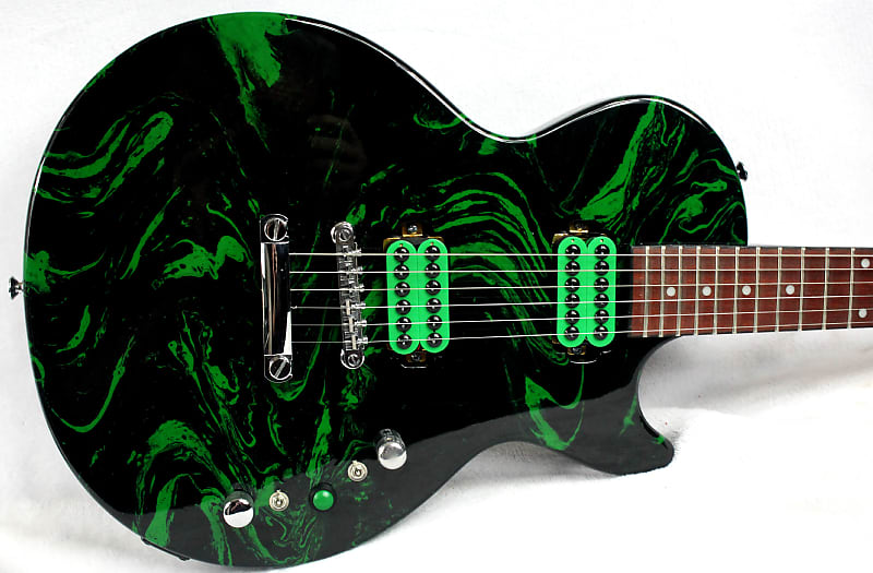 Custom Swirl Painted and Upgraded Epiphone LP Special ll With | Reverb