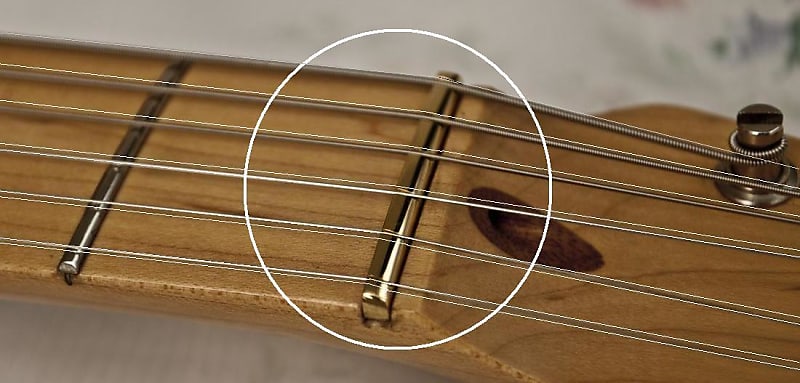 AxeMasters 1 3/4" Slotted BRASS NUT handmade for 12 String | Reverb