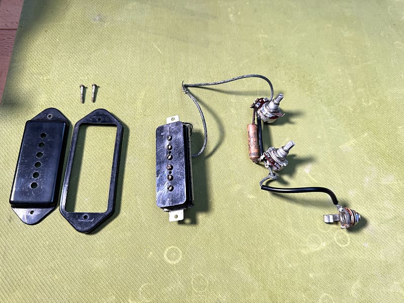 Gibson ES-225 Wiring Harness with Pickups Centralab Pots Grey | Reverb