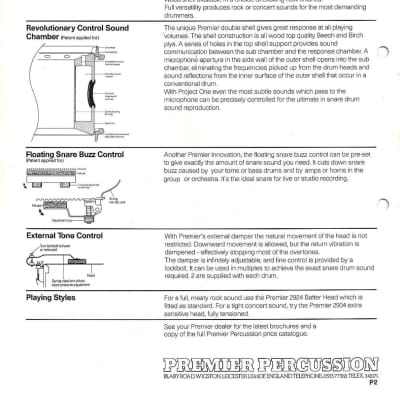 Preserved since 1980’s Premier Power Snare Drum (HiFi Project | Reverb