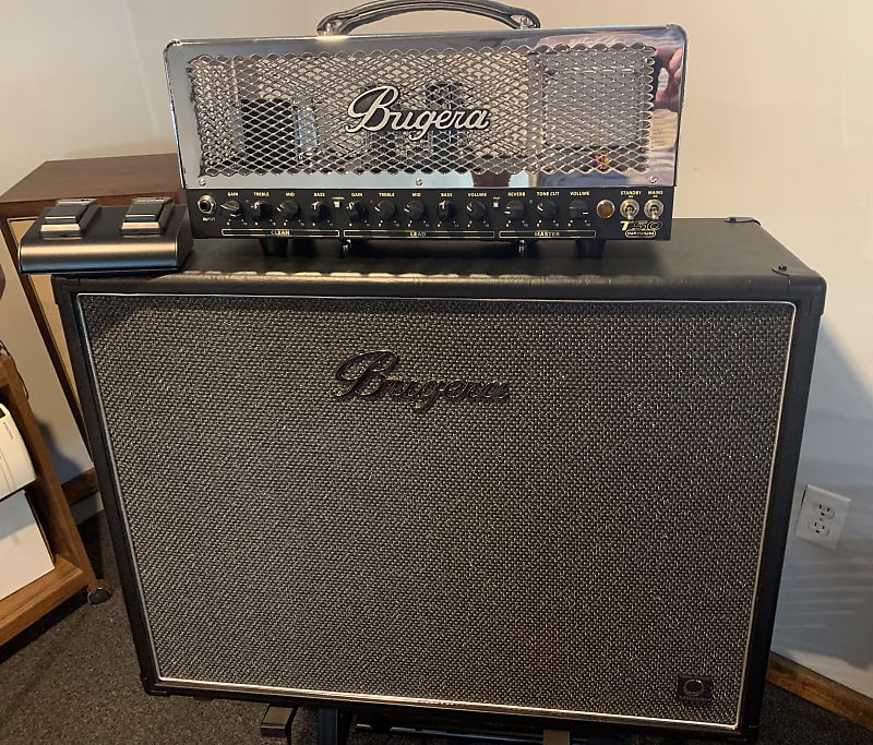 BUGERA T50-INFINIUM 50W Cage 2-Ch Tube Amp Head & 212TS | Reverb
