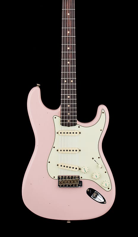 Fender Custom Shop '64 Strat Journeyman Relic - Shell Pink | Reverb