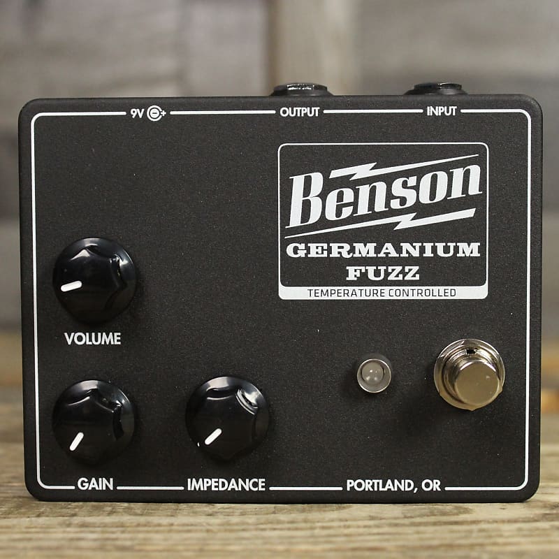 Benson Germanium Fuzz Pedal - Studio Black | Reverb