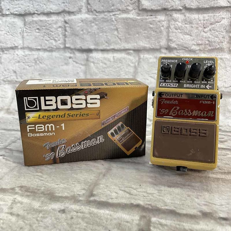 Used: Boss FBM-1 Fender '59 Bassman Overdrive Pedal | Reverb