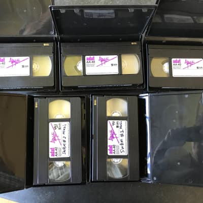 Five Apogee ADAT Tape, AA-40 S-VHS Tape | Reverb