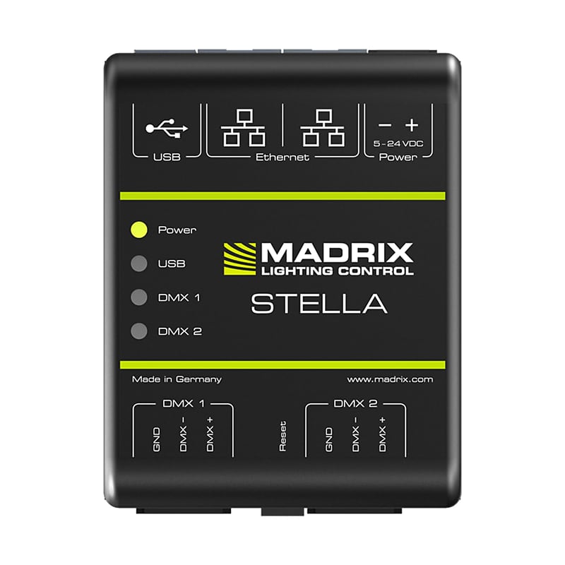 MADRIX Stella Art-Net to DMX DIN-Rail Lighting Controller | Reverb