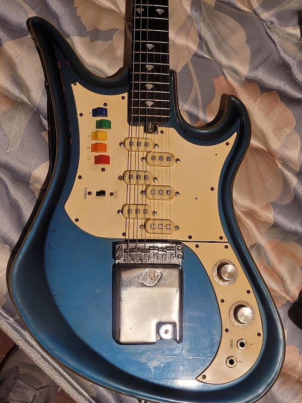 Teisco Spectrum 5 1960s Blue | Reverb