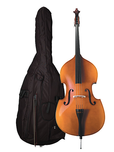 Becker 6000 Solid-Top 3/4 Size Upright Bass Outfit - Polished | Reverb