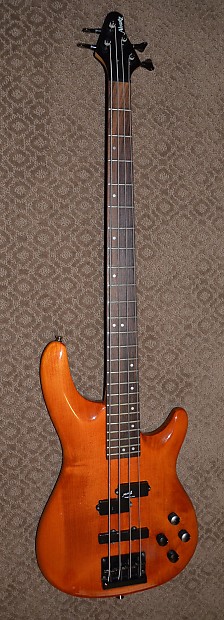 Alvarez PJ Bass 1990's Wood Finish | Reverb