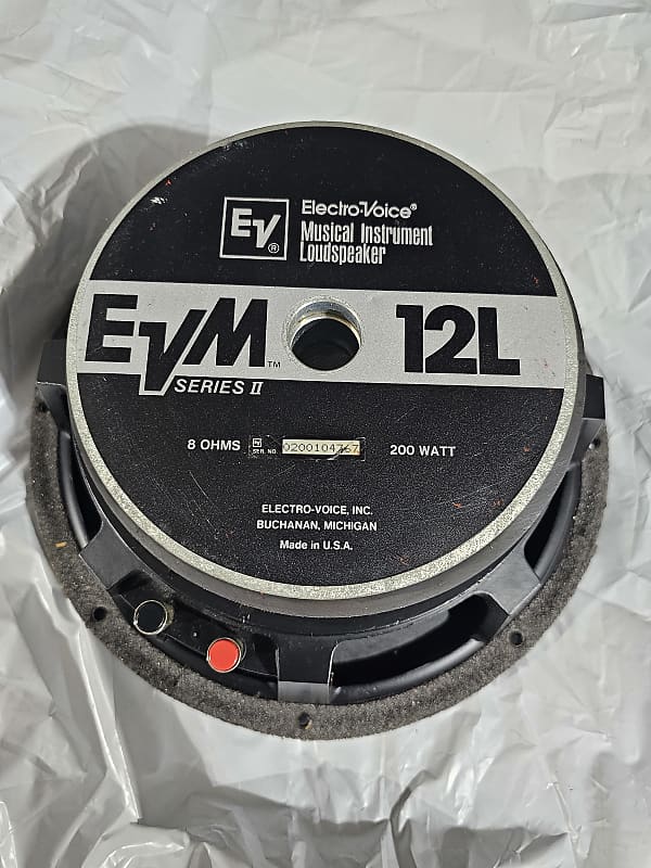 EVM Electro-Voice EVM12L series II 200w 8ohm speaker - Taking | Reverb