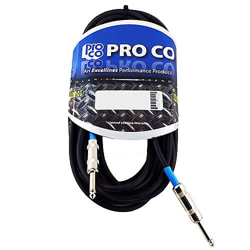 Pro Co Excelline Instrument Cable, 15 Feet | Reverb
