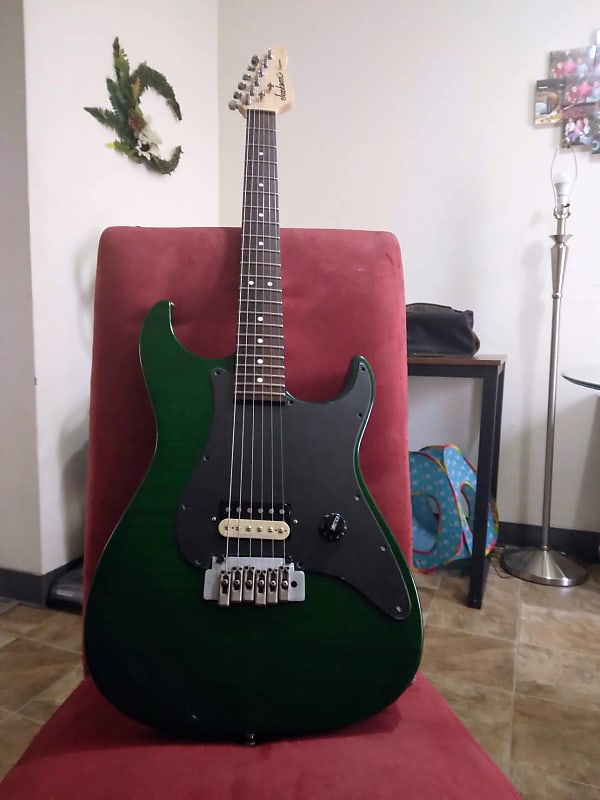 Jackson (MIJ) PS7 Performer Series Translucent Green Modded. | Reverb