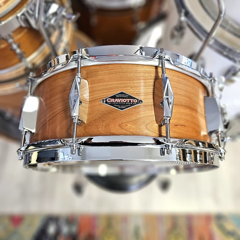 Craviotto 14x5.5" Solid Cherry Snare Drum 2023 | Reverb