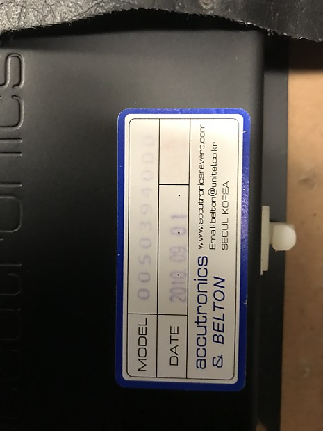 Accutronics Reverb Unit 2000's Black | Reverb