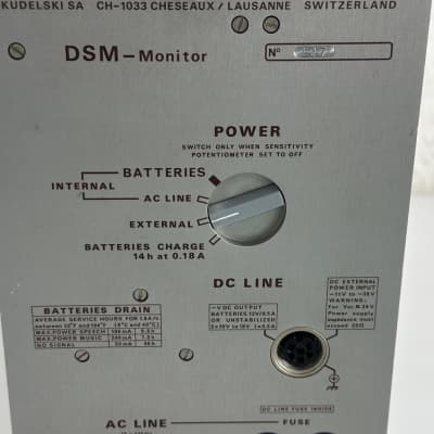 NAGRA DSM Monitor Speaker + IACC Rechargeable Pack + Carrying | Reverb