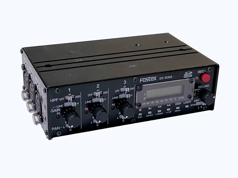 Fostex DC-R302 3-Channel Audio Mixer and Stereo Recorder W/ | Reverb