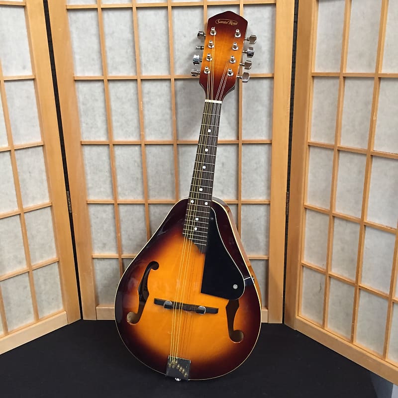 Santa Rosa A Style Mandolin with Case 2010's Sunburst | Reverb