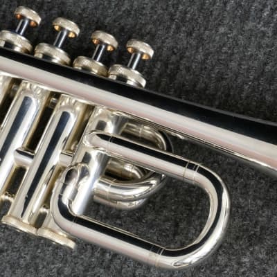 Amati Silver Four Valve Piccolo Trumpet...model ATR 382 | Reverb