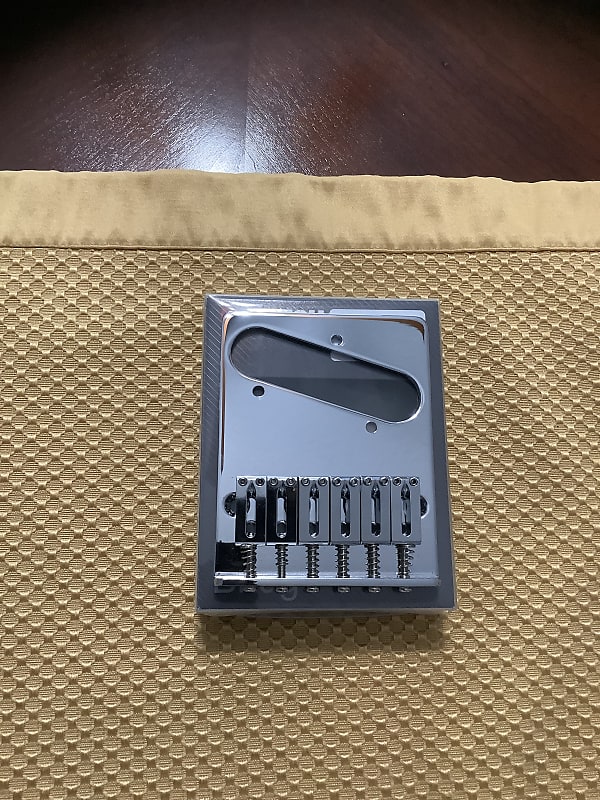 Gotoh GTC201 - Chrome Telecaster Brass Bridge | Reverb