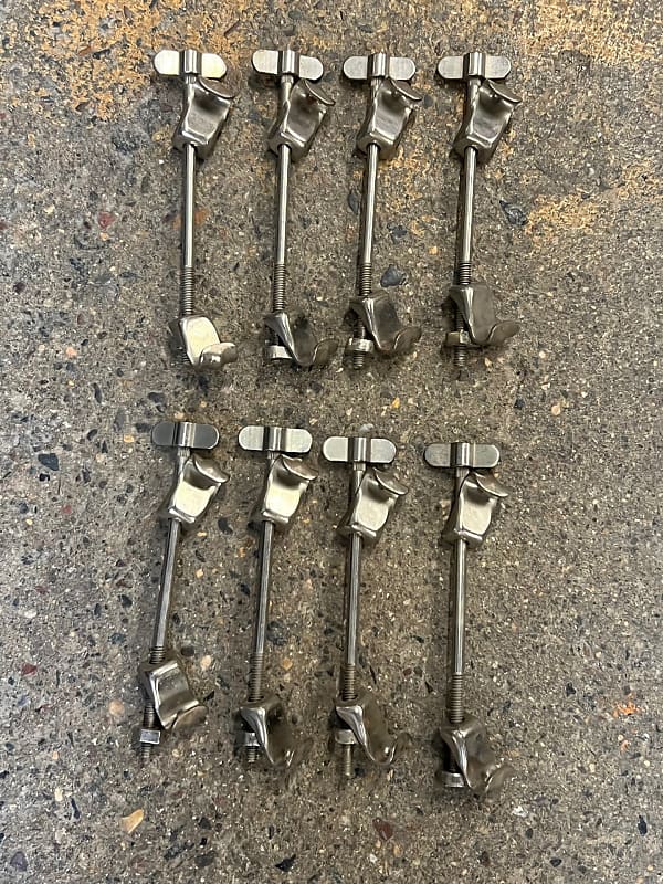 Ludwig Junior Nickel Single Tension Rods and Claws 8pk | Reverb