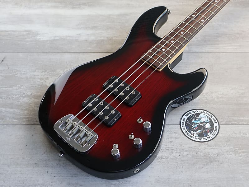 2001 G&L Japan L-2000 Premium Series Bass (Red Sunburst) | Reverb