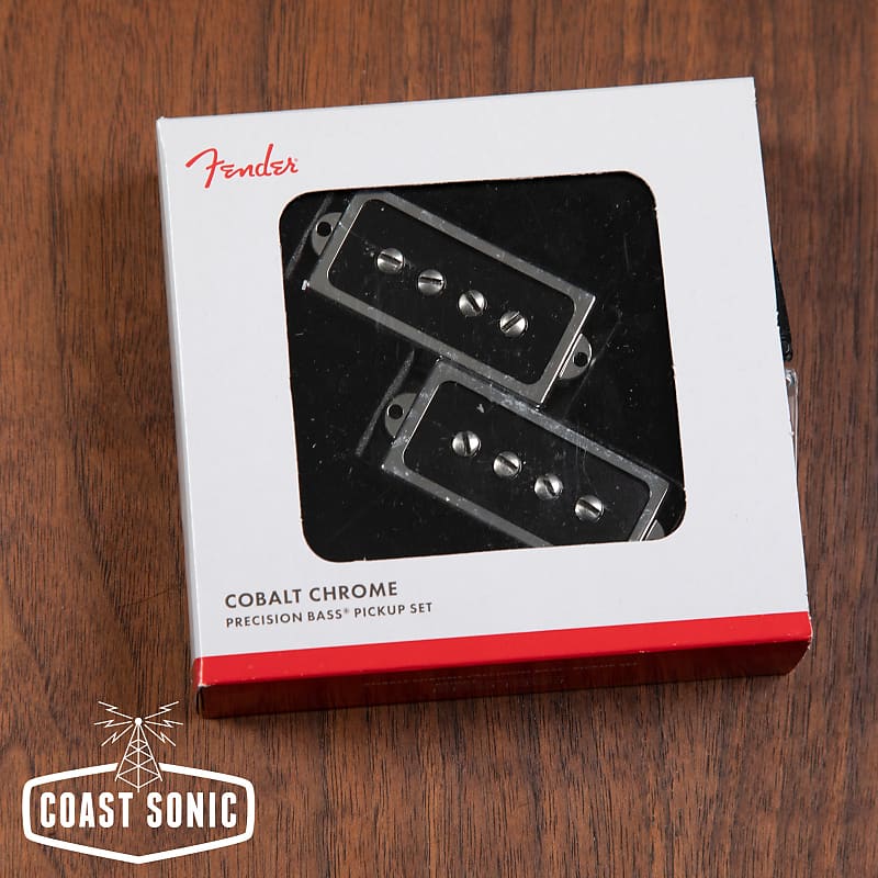 Fender Cobalt Chrome Precision Bass Pickup Set | Reverb