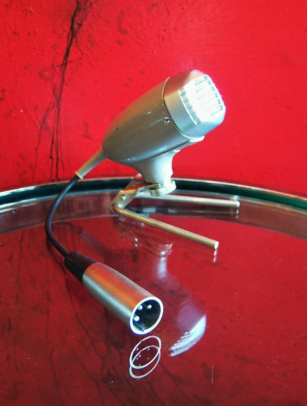 Vintage 1960's Sony F-3 dynamic omni-directional microphone | Reverb