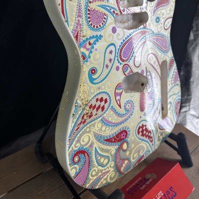 Real Life Relics Custom Class Tele® Body Silver Paisley | Reverb