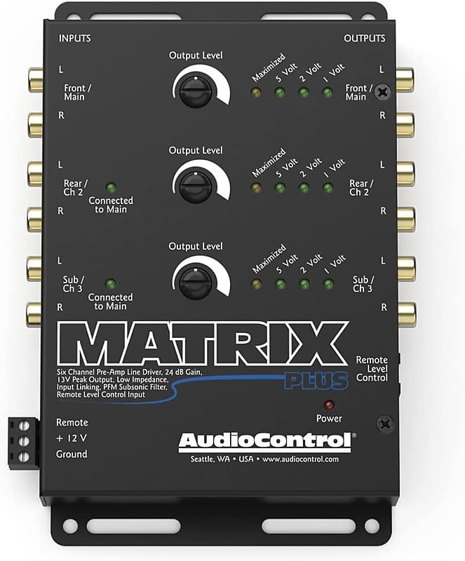 Audio Control MATRIX PLUS 6-Channel Line Driver | Reverb