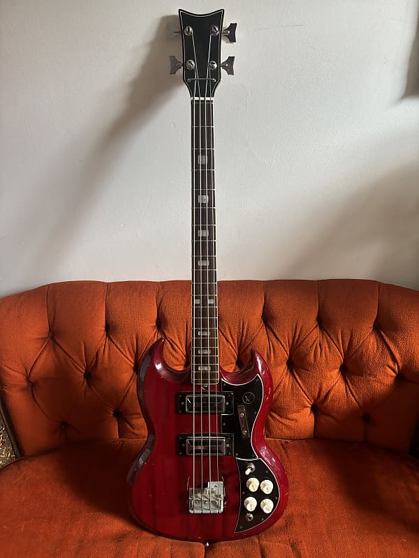 Kay K2B SG Style Bass Early-70s - Red | Reverb