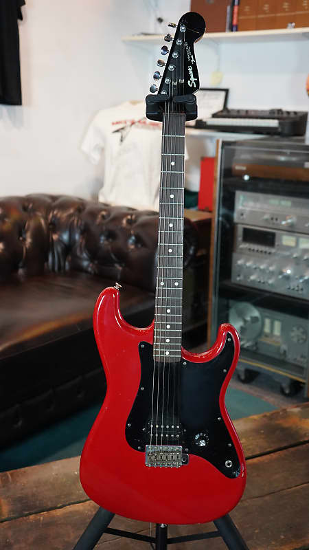 1985 Fender Squier Stratocaster, model ST/331 Fiesta Red | Reverb